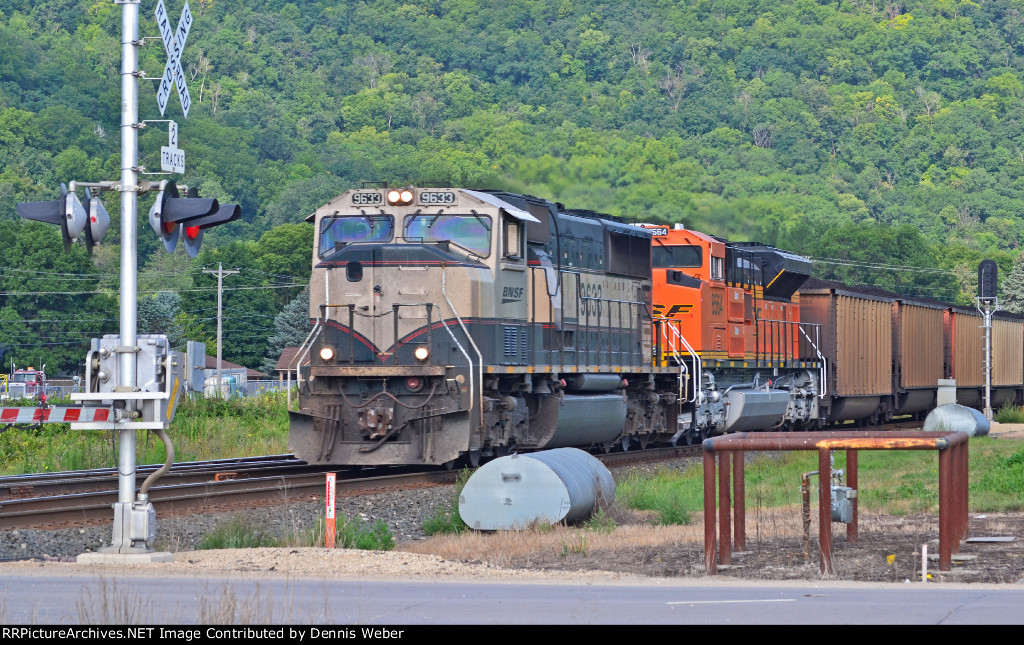 BNSF 9633, CP's River Sub.